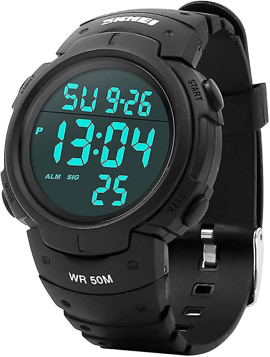 Reloj deportivo electrónico digital impermeable para hombre, relojes ...