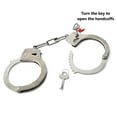 JASINCESS Toy Metal Handcuffs Pretend Set for Kids and Adults, Police ...