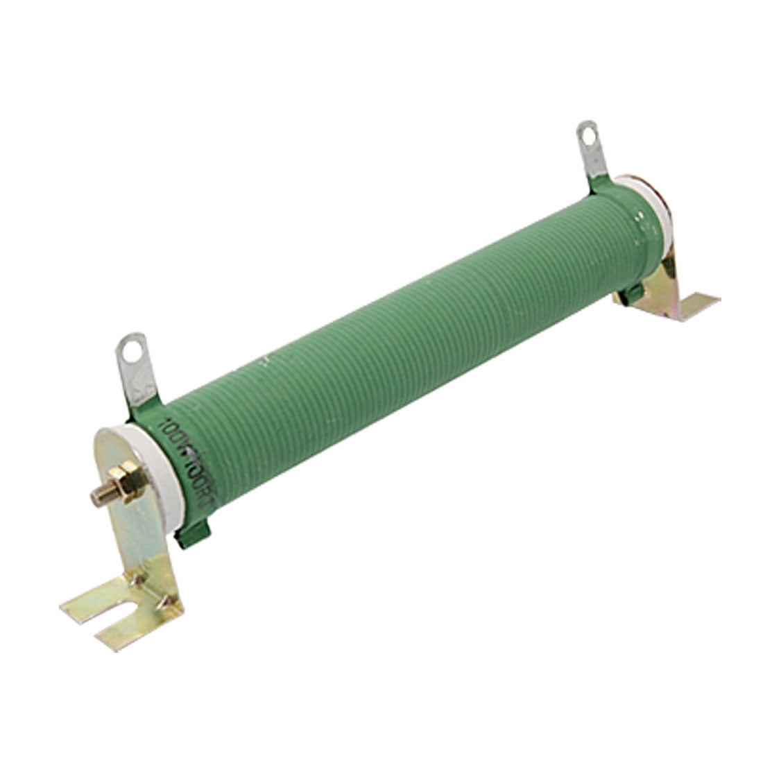 Unique Bargains Ceramic Tube 100W Watt 100 Ohm Fixed Wire Wound ...