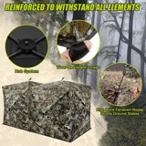 TIDEWE Hunting Blind, Double Ground Blinds 270° See Through for 3-in-1 ...
