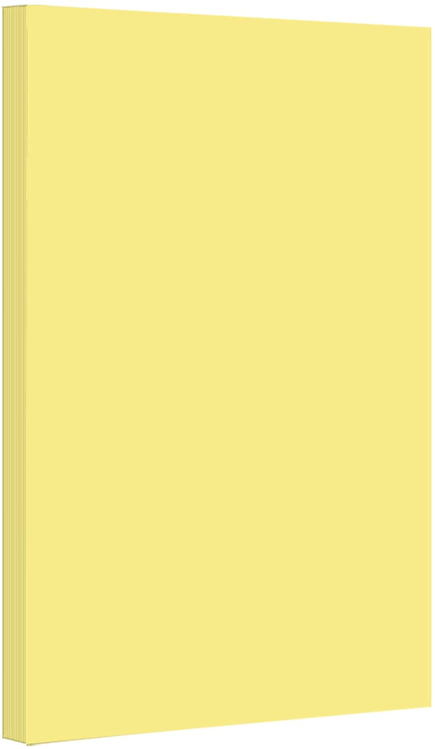 Canary Pastel Color Card Stock - Walmart.com
