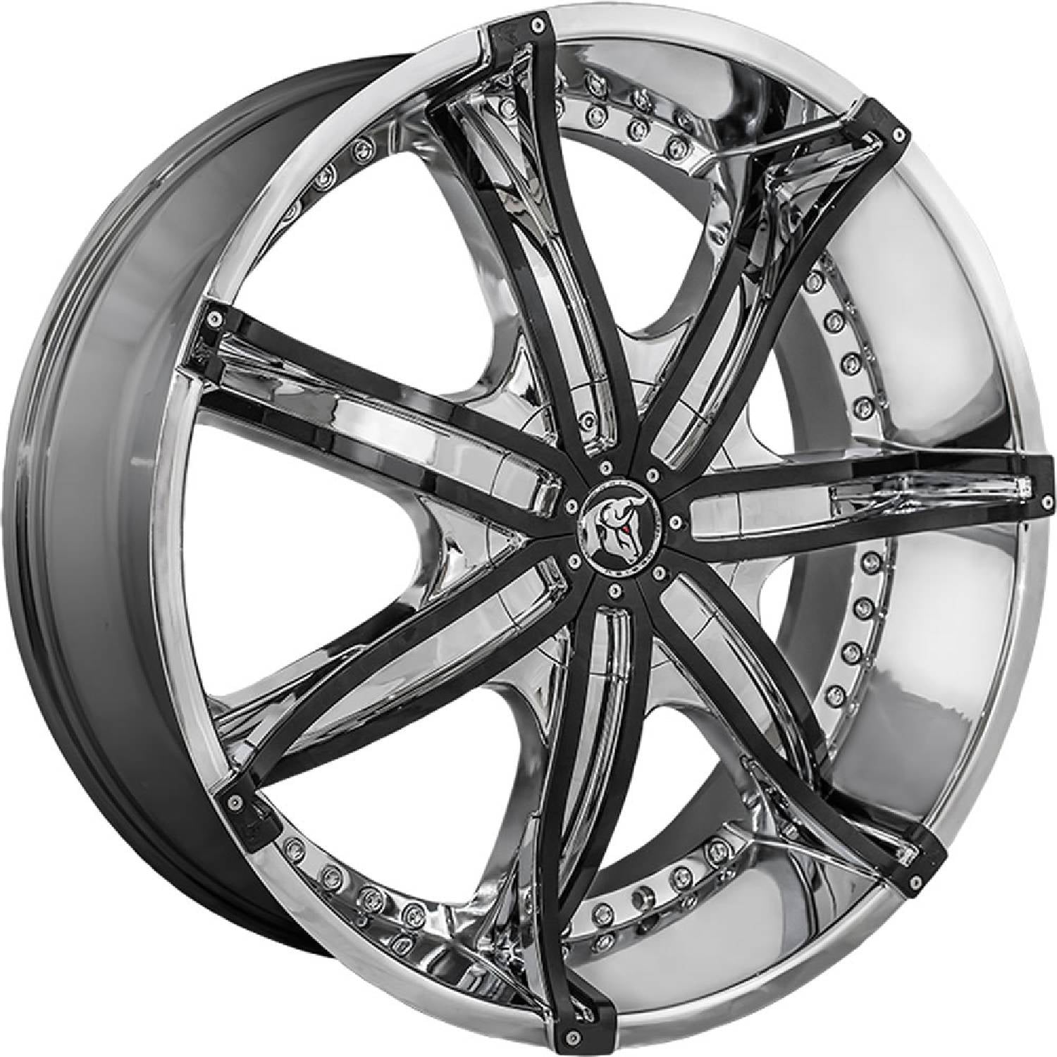 24x12 Vision Off-Road 360 Sliver Black Machined Wheel 5x5 (-51mm ...