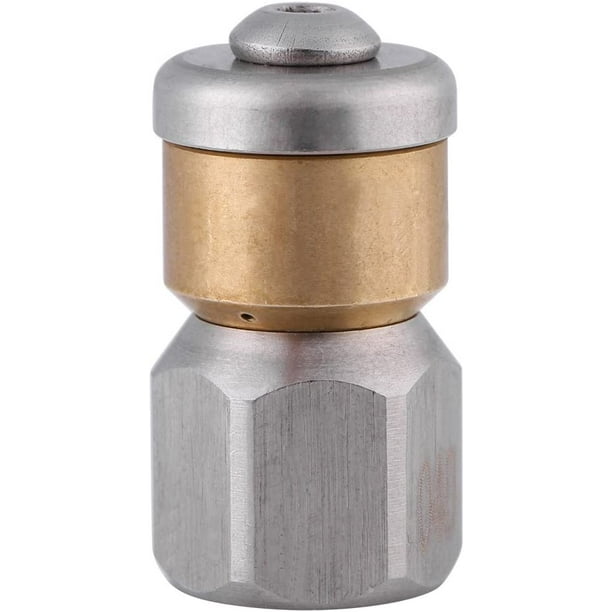 Rotary Cleaning Nozzle 1/4BSP Pressure Sewer Pipe Drain Cleaning ...