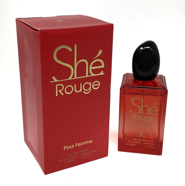 FRAGRANCE COUTURE SHE ROUGE MUJER 100 ML 3.4 oz EDP WOMAN | Bodega ...