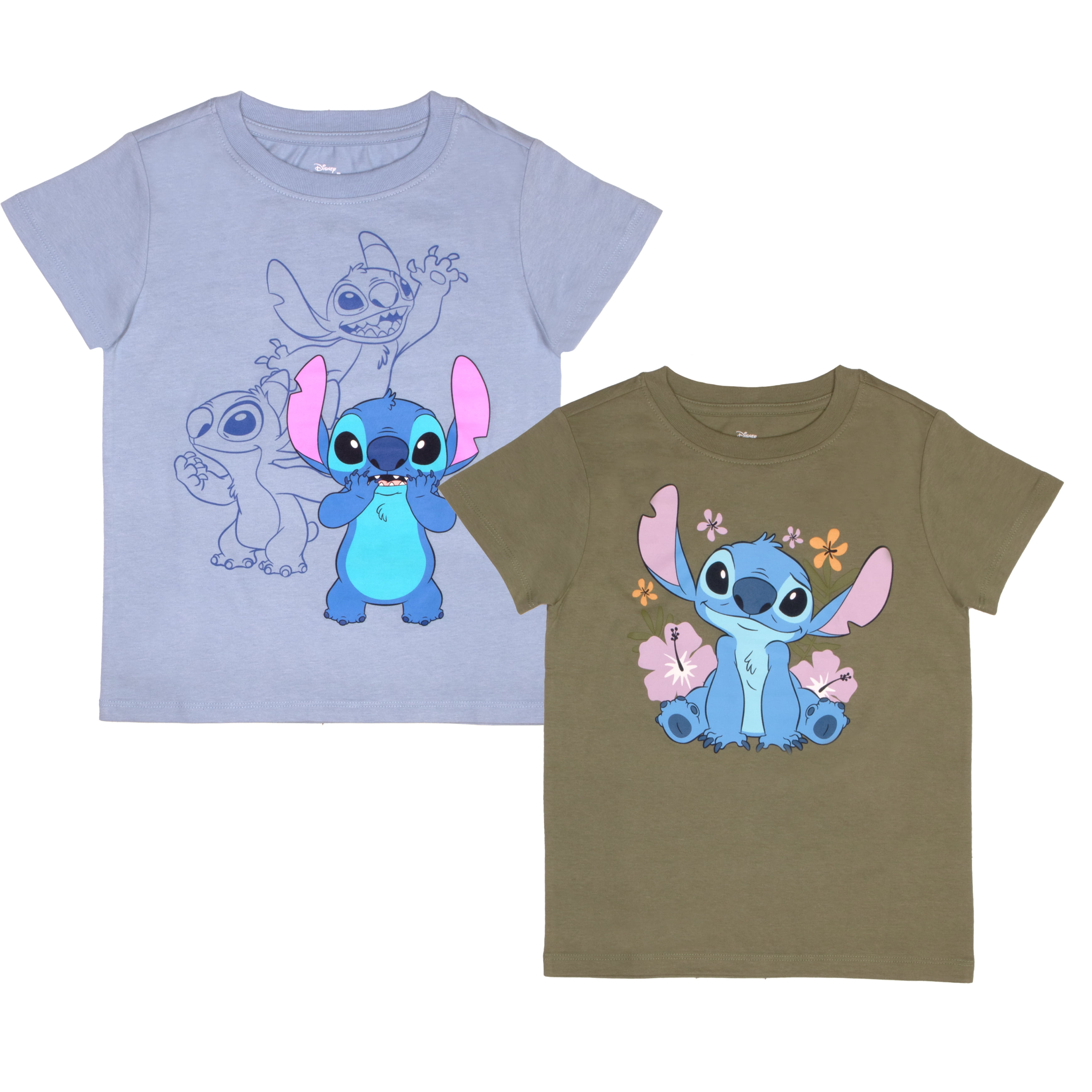 Disney Lilo And Stitch T-Shirt 2-Piece Set (Size 4-6X) - Walmart.com