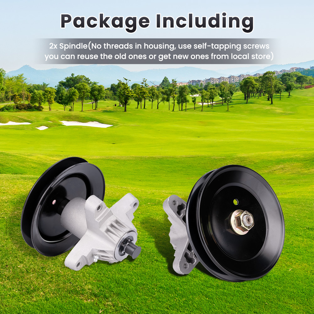 Maxpeedingrods Two for MTD Cub Cadet Troy Bilt Spindle Pulley Assembly 618-0624 918-0624B ...