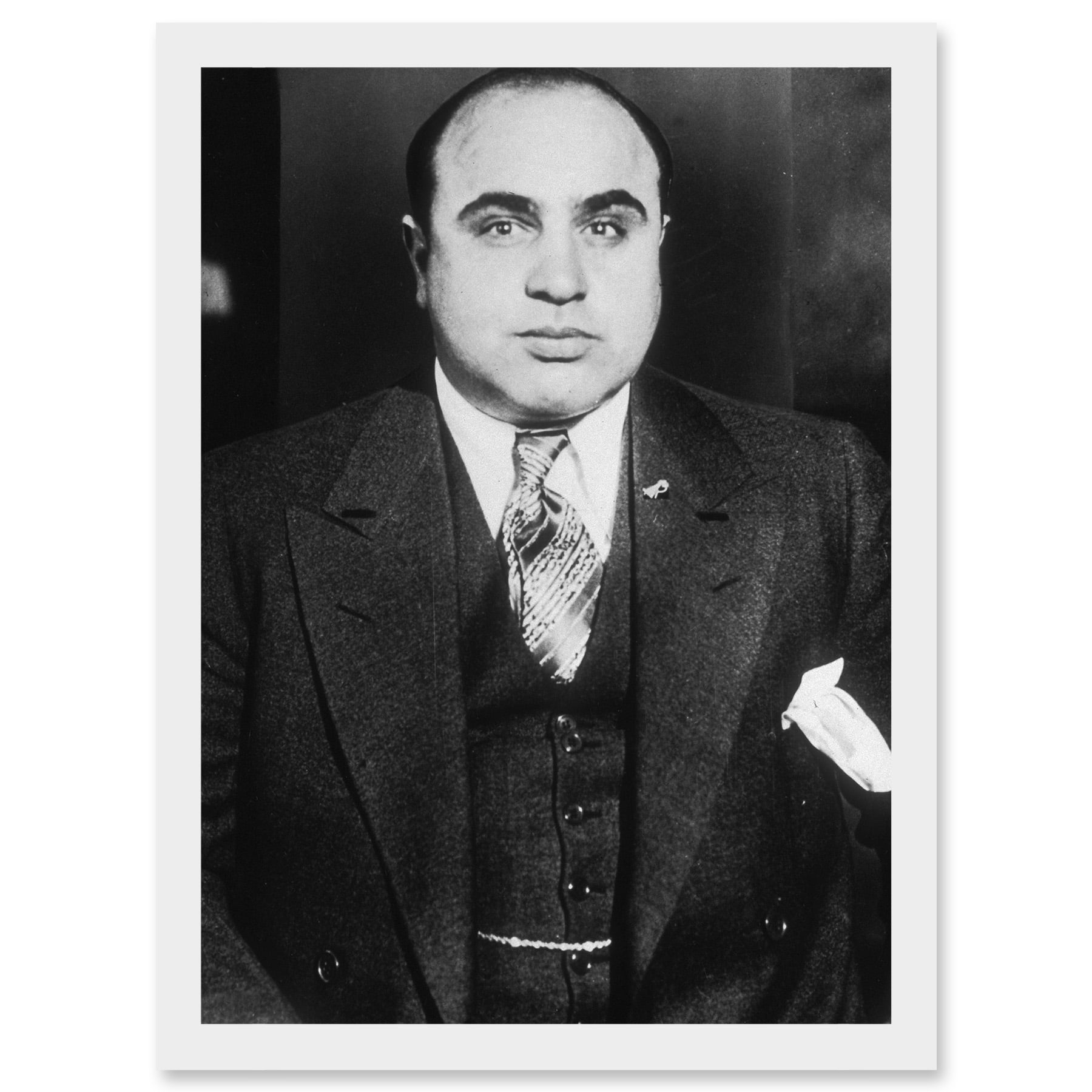 Al Capone 1935 Photo Mafia Chicago Gangster The Outfit A4 Artwork ...