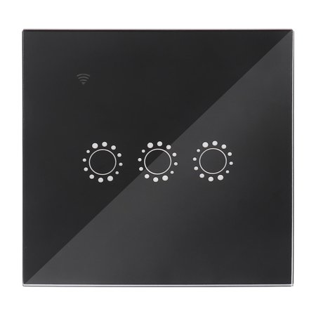 JOYWEI Wifi Wireless Touch Toughened Glass Switch Panel Home Led Light ...