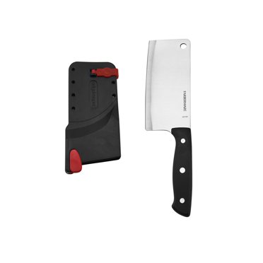 Gibson Home Seward 6 Inches Cleaver with Wooden Handle - Walmart.com