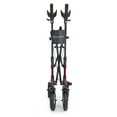 Comodita All Terrain Rollator Walker, Double Fold Action, Metal Wheels ...