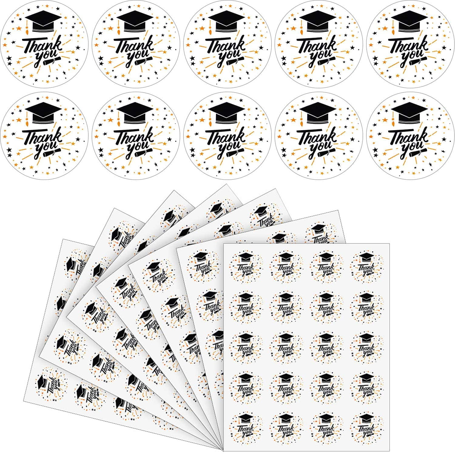 Paper, Party & Kids Planner Decoration Diploma Sticker Sheet Graduation ...