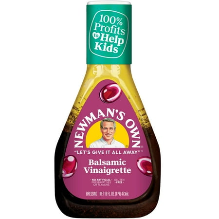 Newman's Own Salad Dressing, Balsamic Vinaigrette, 16oz bottle ...