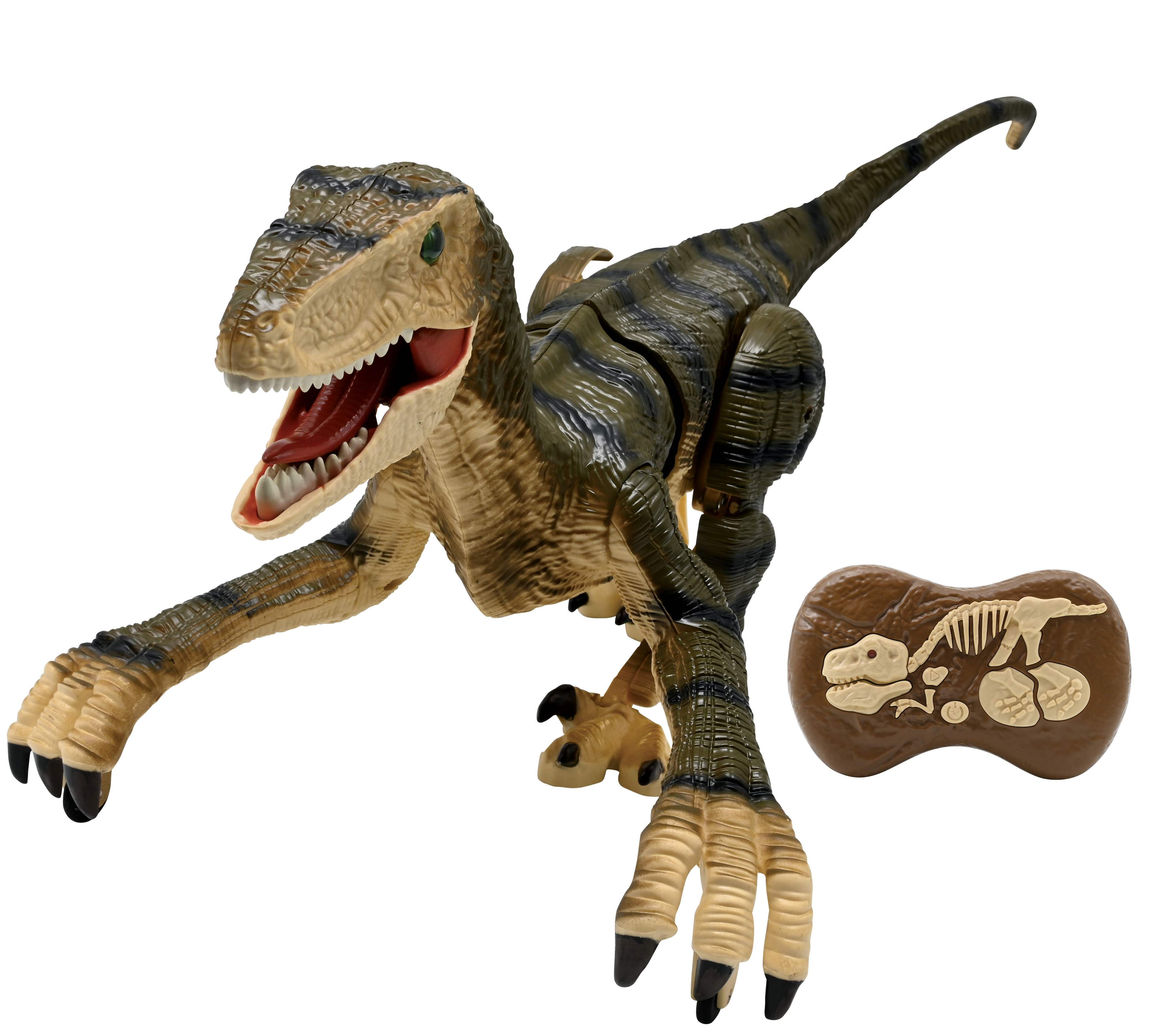 Lexibook RC Velociraptor remote controlled dinosaur simulation with ...