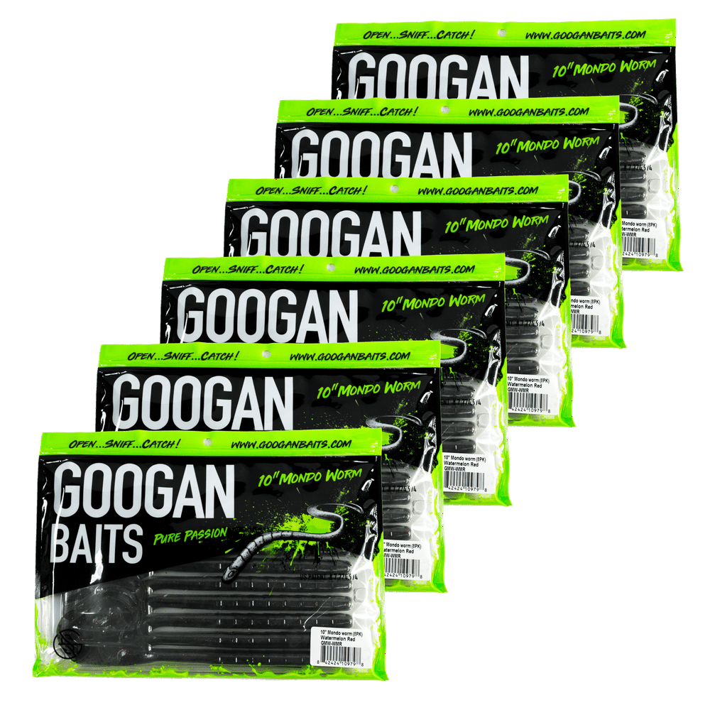 Googan Baits 10" Mondo worm, Junebug - 6 pack - Walmart.com - Walmart.com