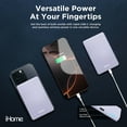 iHome 5000mAh Ultra-Slim Magnetic Portable Power Bank, Wireless ...