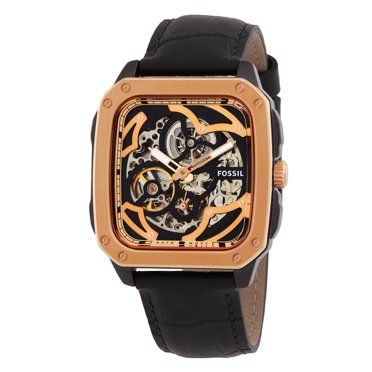 Fossil Men's The Minimalist Black Dial Watch - FS5464 - Walmart.com