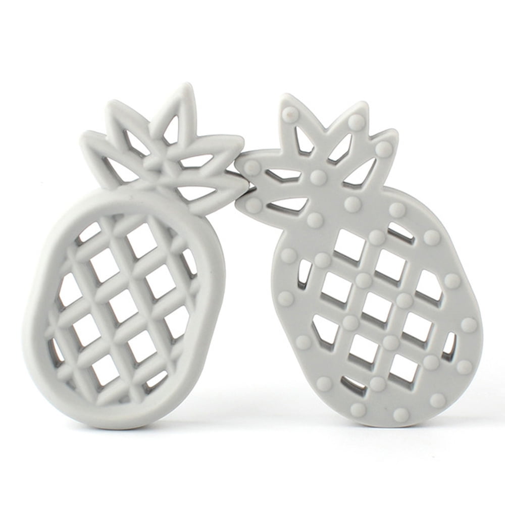 PEACNNG 1 pcs Silicone Pineapple Baby Teether Newborn Oral Care Bebe ...