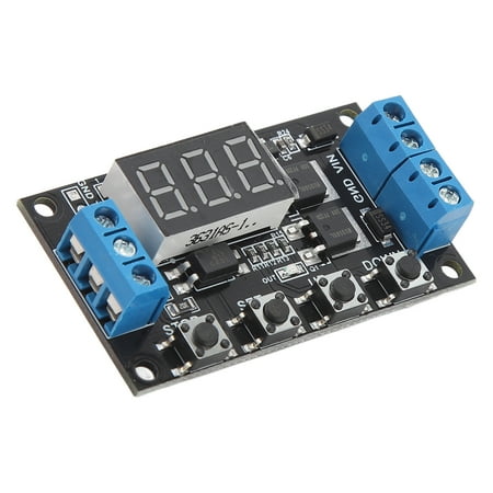 Time Delay Relay Switch Turn On Off Module 5V 12V 24V Double MOS Switch ...