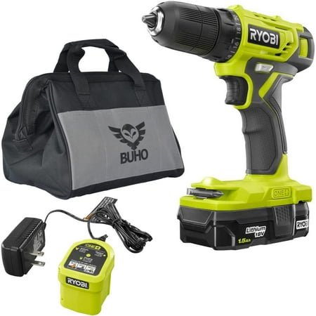 Drill Kit Bundle, 18-Volt ONE+ Cordless 3/8 in. Drill/Driver with 1.5 ...