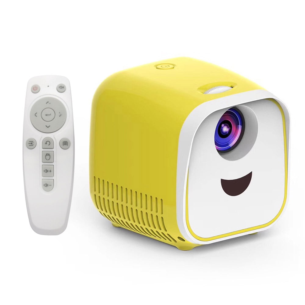 Mini LCD Projector Support 1080P Cute Kids Projector Children's LED ...
