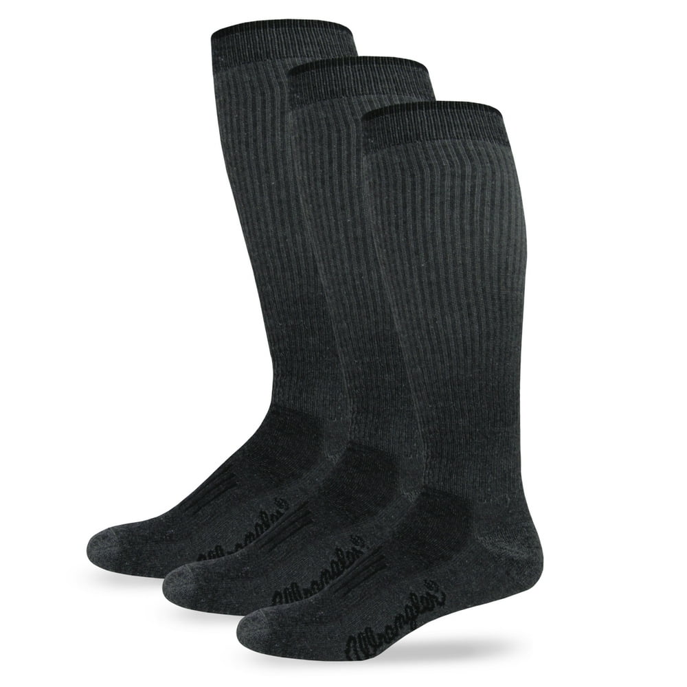 Wrangler - Men's Lightweight Ultra-Dri Work Over the Calf Boot Socks 3 ...