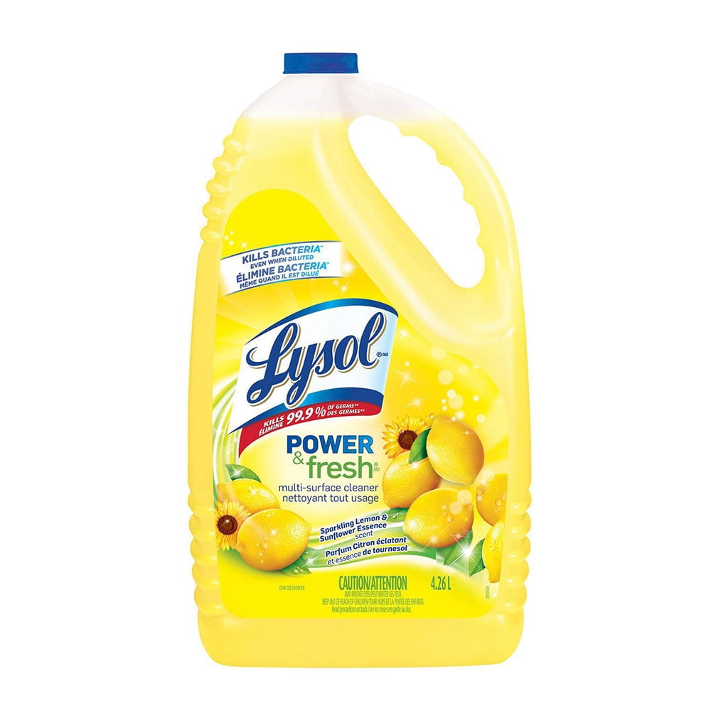 Lysol All Purpose Cleaner Refill, Lemon, Mega Value 4.26 Litre ...