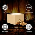 Kiln-Dried Oak Firewood – 1100 Cu. In. (16–18 Logs, 8"x2.5") –Cooking ...