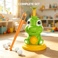 CYFW Pop-Up T-Ball Set,Green Dinosaur Tee with Bat and 3 Balls,Indoor ...