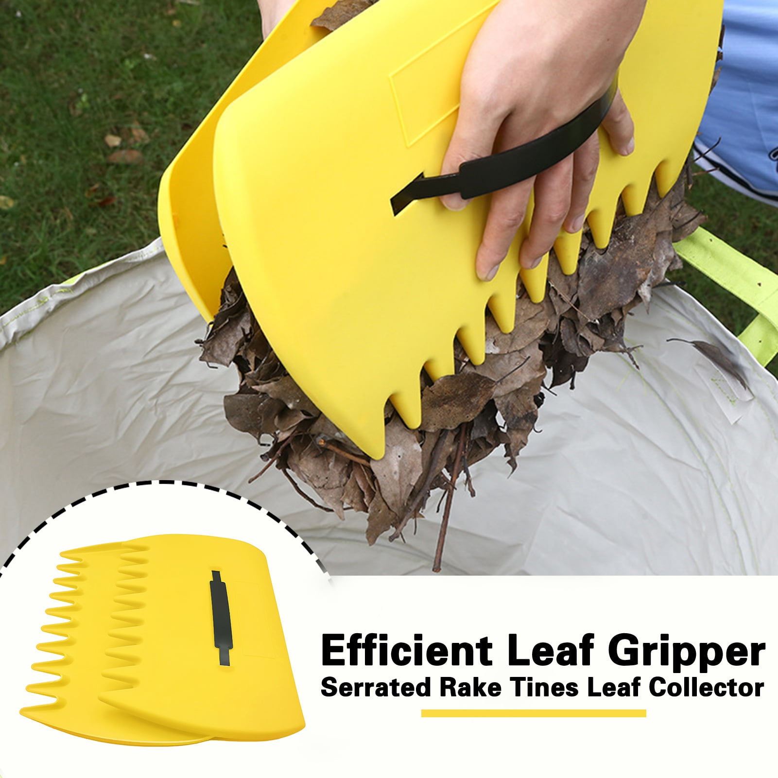 CherryHome Outdoor Leaf Collector Leaf Trash Collection Scoop - Walmart.com