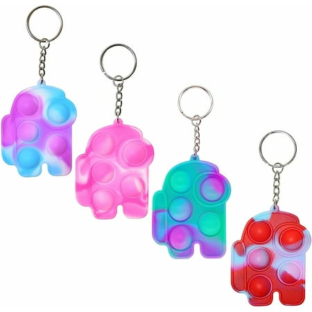 Pop on It Fidget Simple Dimple HTCM , Among in Us Mini Hand Push Pop ...