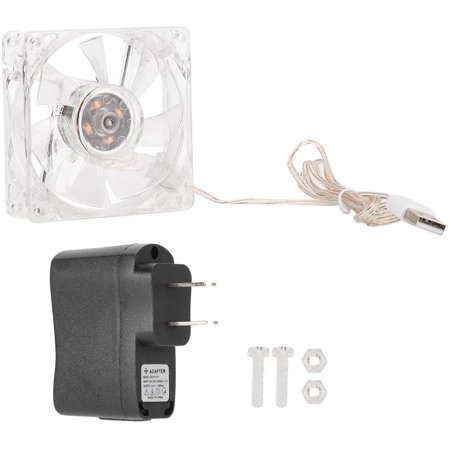 Hamster Cooling Fan, Acrylic Colorful Small Pet Electric Fan Pet Summer ...