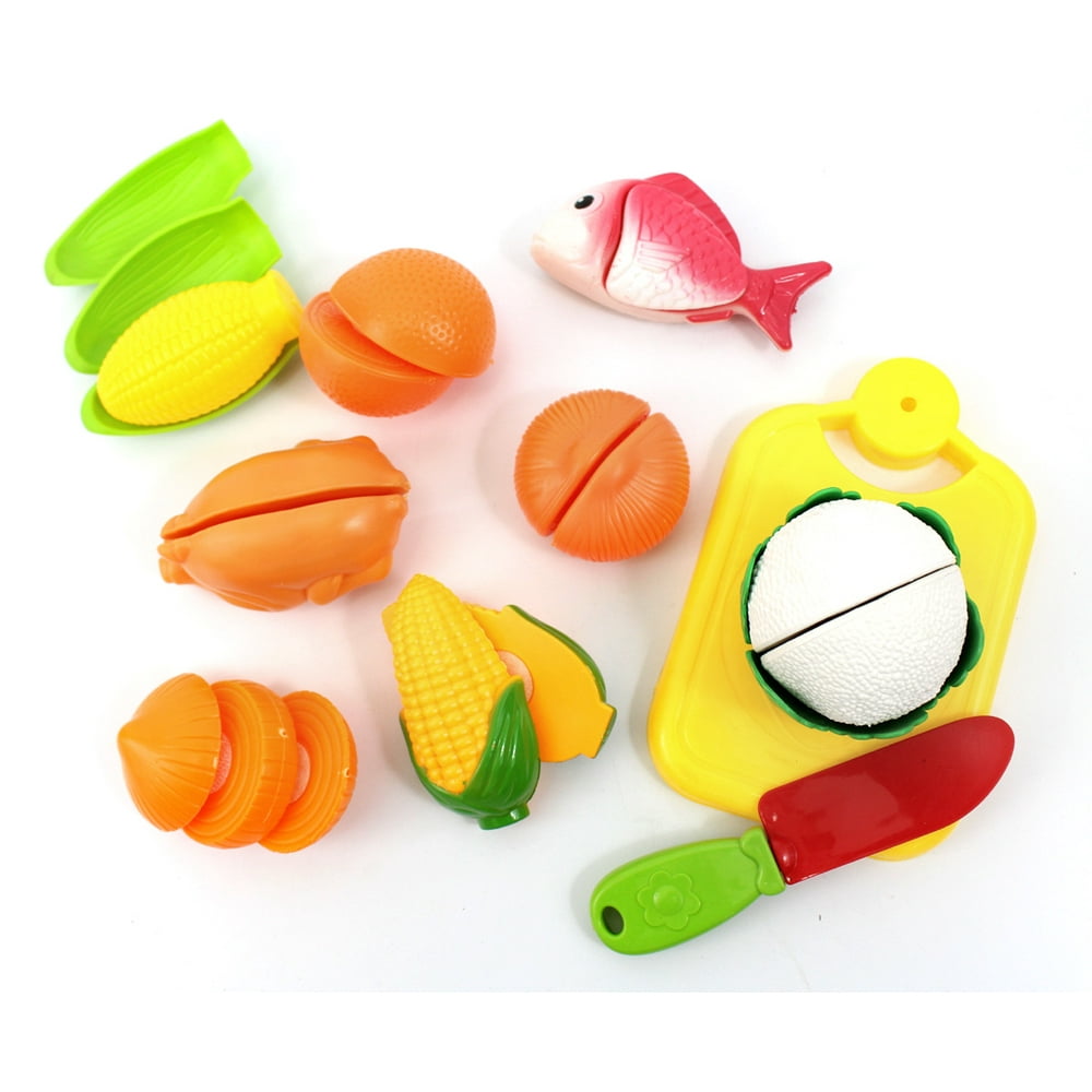 Kitchen Connection Cutting Board Play Food Play Set For Kids ...