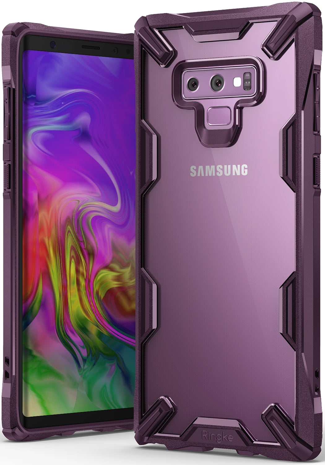 Ringke Fusion-X Case Compatible with Samsung Galaxy Note 9, Transparent ...