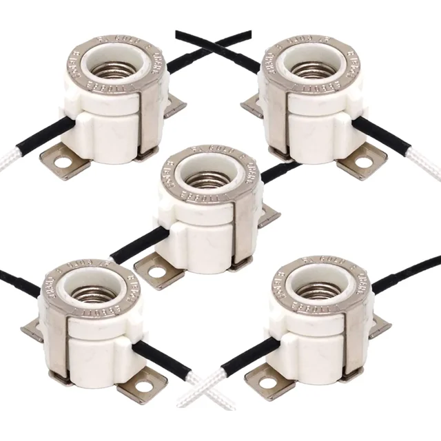 E11 Mini-Candelabra Screw Ceramic Lampholder Socket - Walmart.com