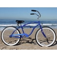 24" Firmstrong Urban Man Single Speed Beach Cruiser Bicycle, Royal Blue ...