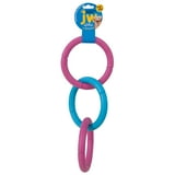 JW Invincible Chains Long Lasting Rubber Chew and Tug Dog Toy ...