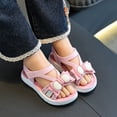 Bobifish Big Girls Open Toe Sandals Heart Wing Lightweight Eva ...