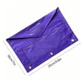 Binder Pencil Pouch with Clear Window and Envelope Flap, Oxford Pencil ...