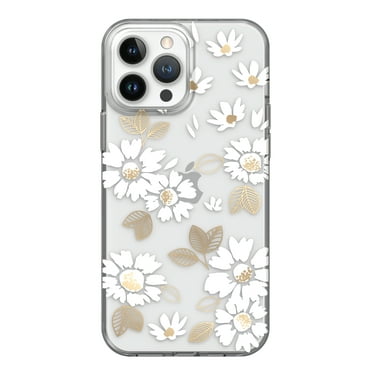 onn. Black & White Ditsy Floral Phone Case for iPhone 14 Pro Max ...