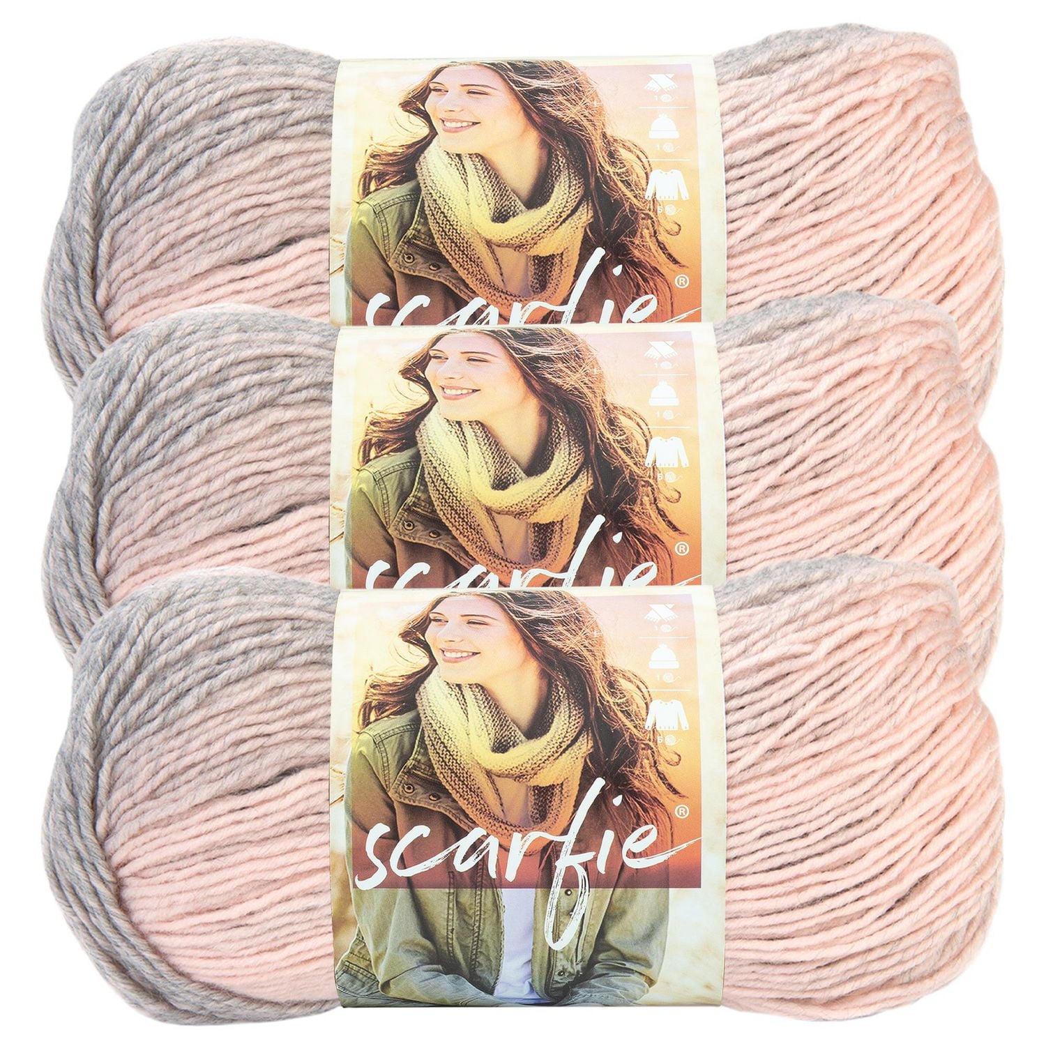 Click here for Lion Brand Yarn Scarfie #5 Chunky Wool Blend Yarn... prices