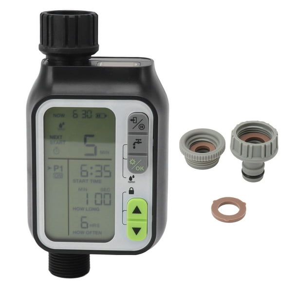 Water Timer Rain Delay Manual Watering Automatic Irrigation Controller ...