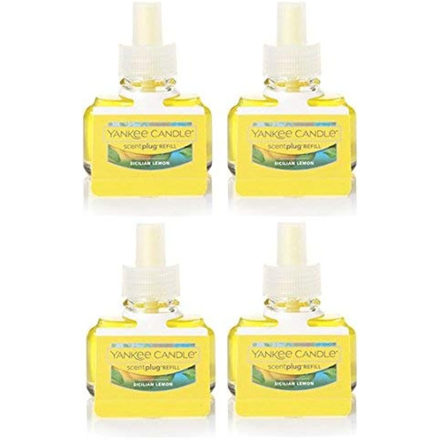 Yankee Candle Sicilian Lemon Scent Refill 4-Pack - Walmart.com