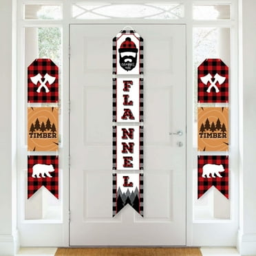 Big Dot of Happiness Lumberjack - Channel the Flannel - Banner and ...