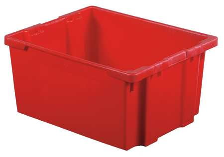 LEWISBins Polyethylene Container 30"L x 24"W x 15"H, Red - Walmart.com ...