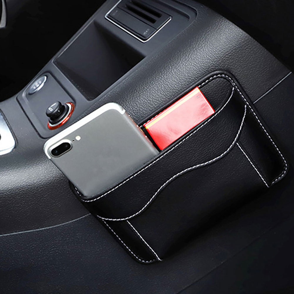 Essen Faux Leather Car Seat Gap Slit Organizer Pouch Phone Sundries ...