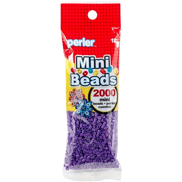 Mini Perler Beads 2000/Pkg-Purple - Walmart.com - Walmart.com