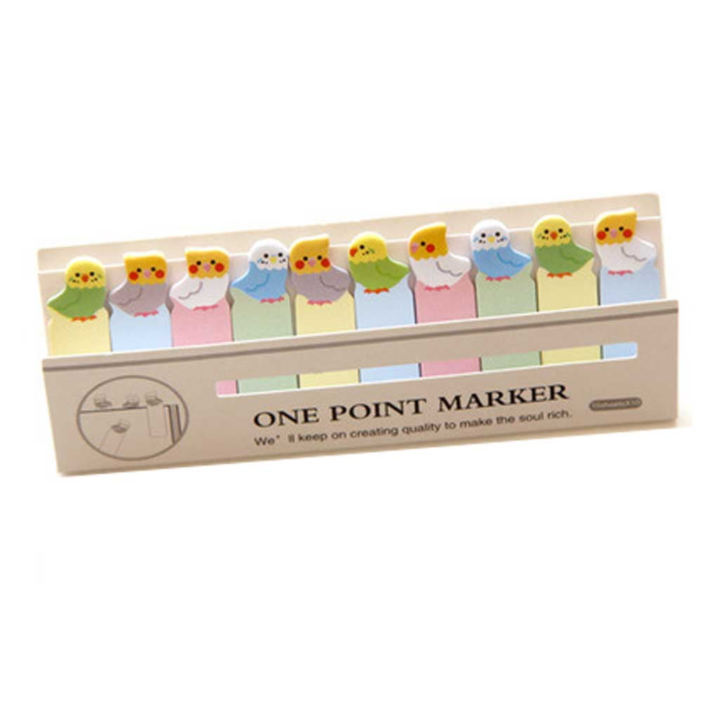 TureClos Convenience Sticker Animal Bookmark Tab Note Memo Marker ...