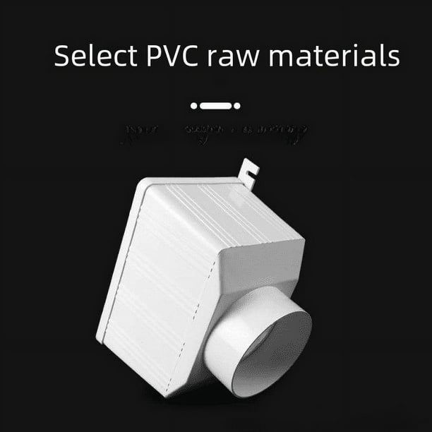 Embudo de agua para balde de lluvia de PVC, junta para tubería de ...