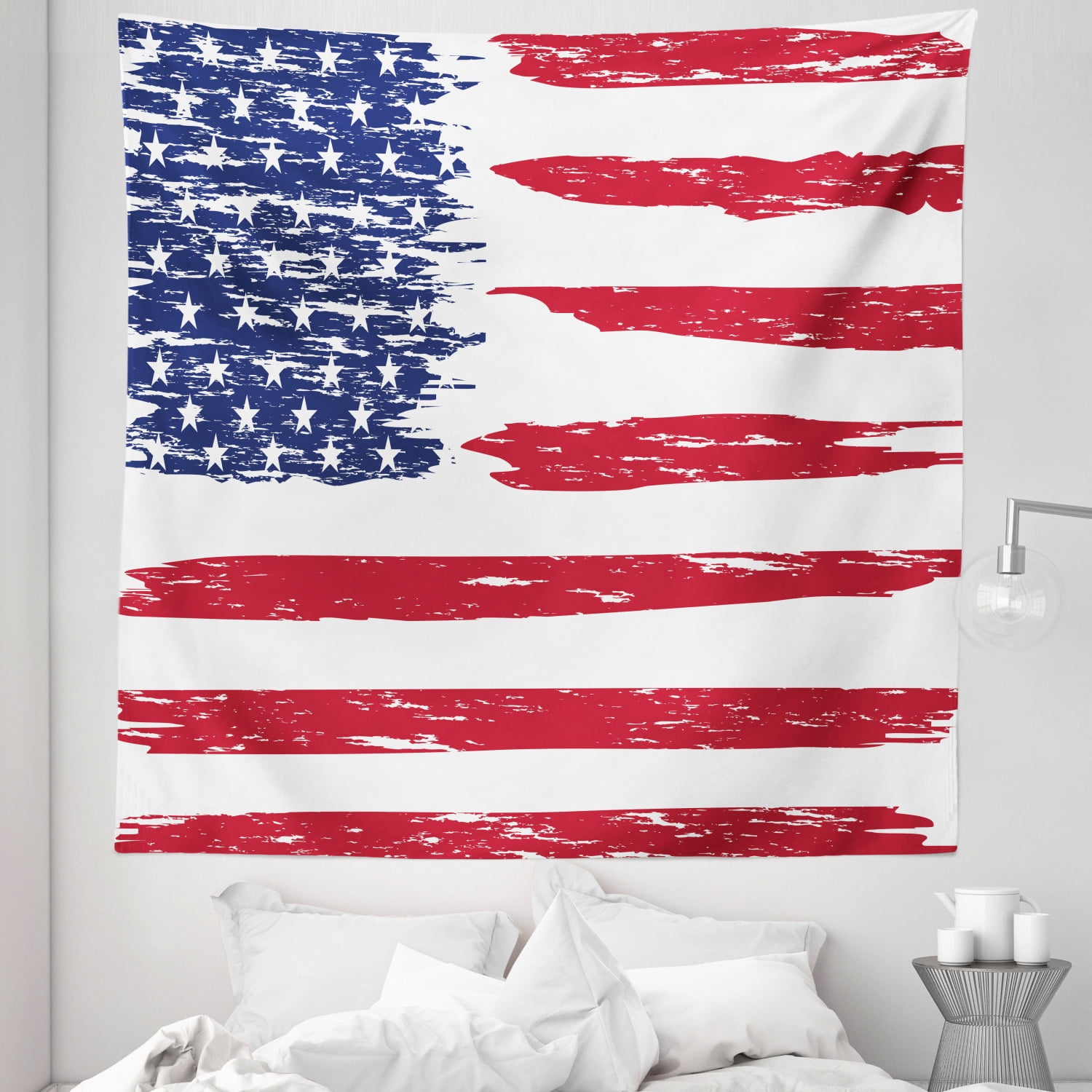 4th of July Tapestry, Grunge Art Effect Design United States of America ...