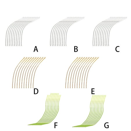 Pack of 10 Fishing Connectors Outdoor Nylon Extension Fly Line Loops ...